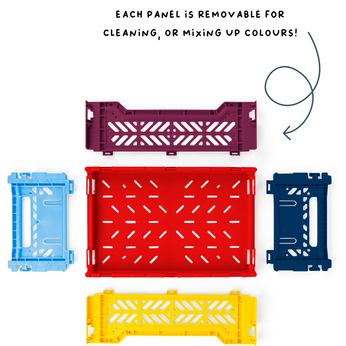 Mini Folding Crate - Various Colours – This Modern Life